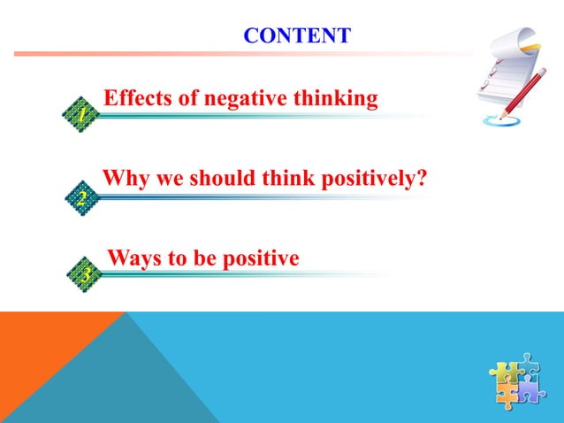 Ways to be positive | PPTX | Wellness | Healthy Living