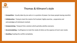 Ways to Deal with Conflict | PPTX