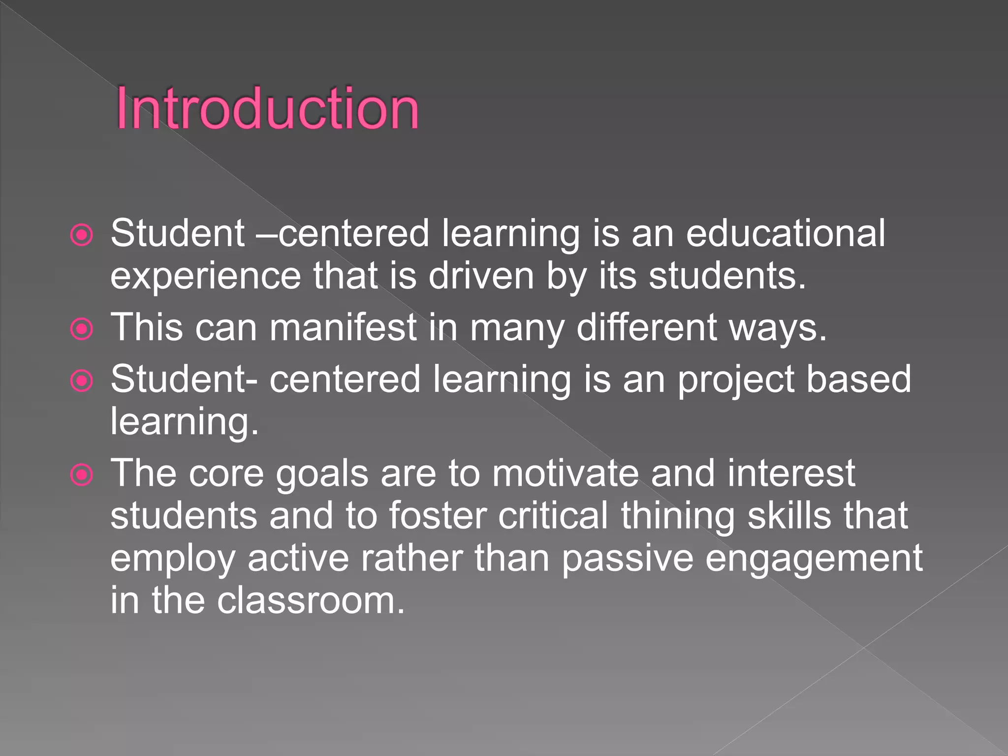 WAYS TO DEVELOP LEARNER CENTERED CURRICULUM | PPT