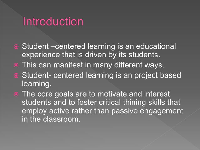 WAYS TO DEVELOP LEARNER CENTERED CURRICULUM | PPT