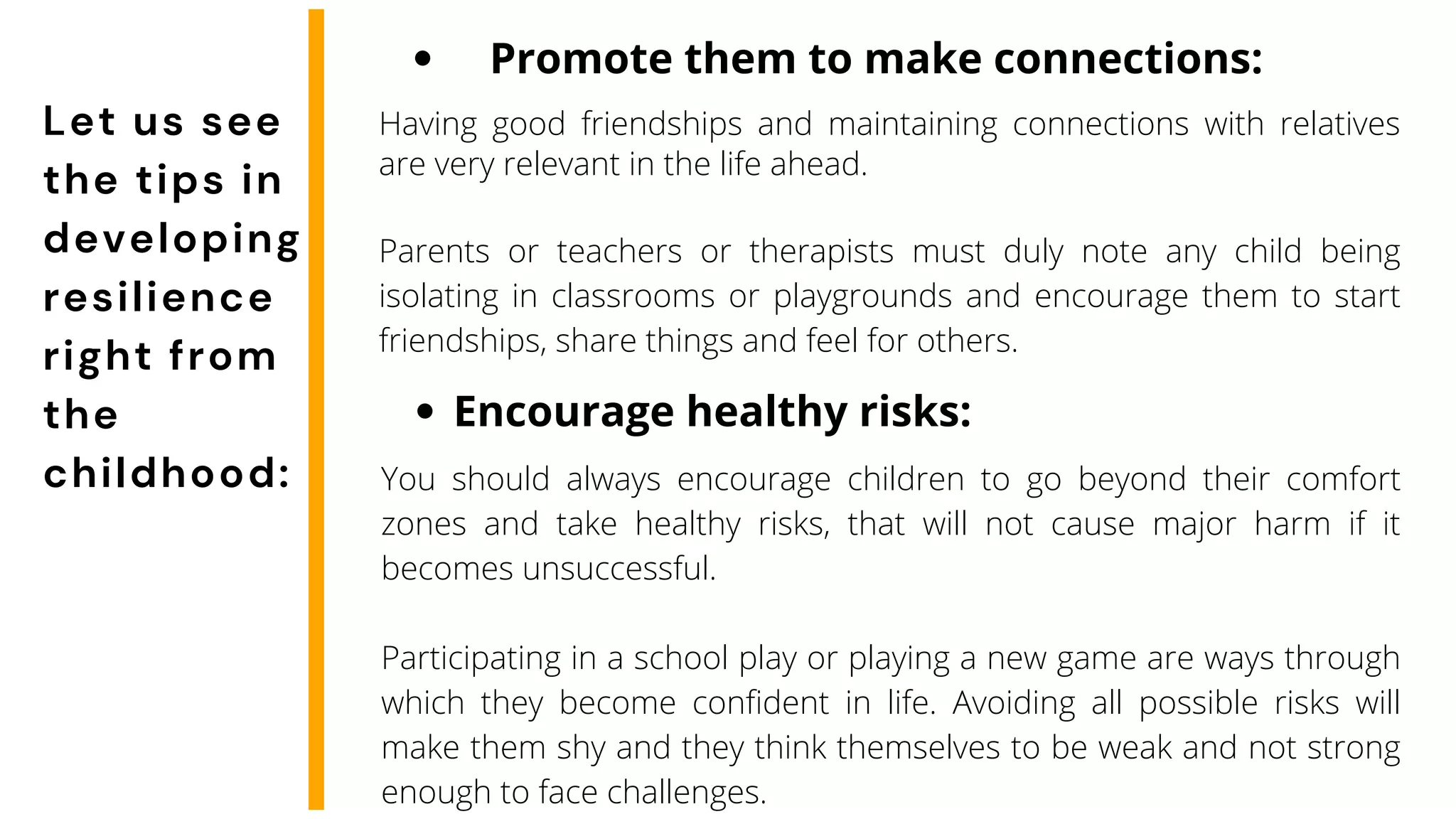 Ways to develop resilience in children | PPT
