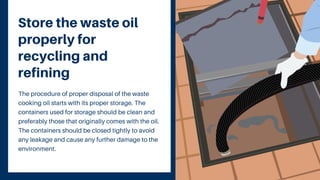 Ways to dispose of waste oil | PDF