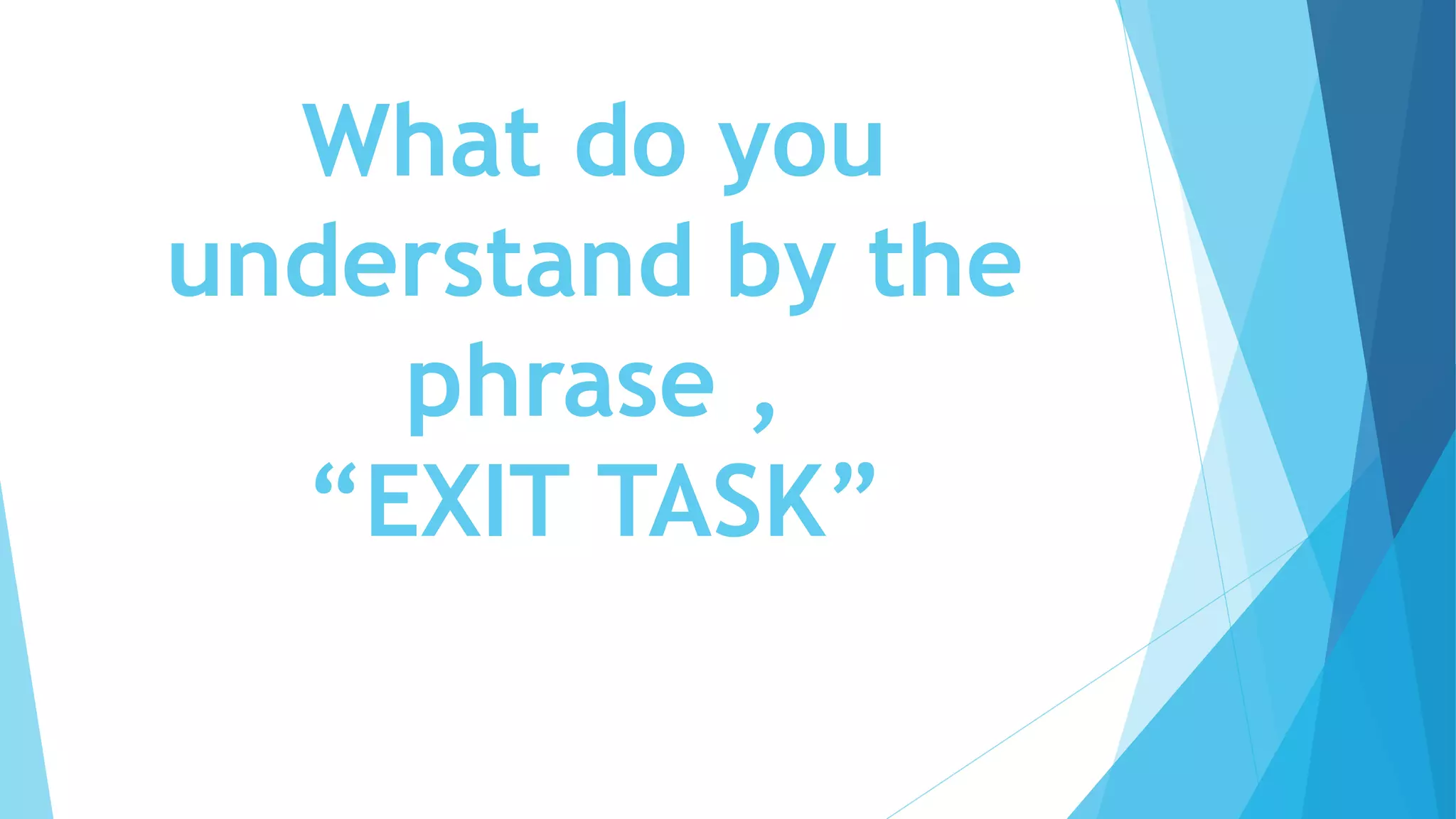 Ways to end the lesson | PPTX