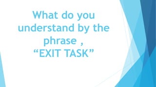 Ways to end the lesson | PPTX