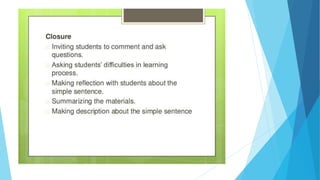 Ways to end the lesson | PPTX