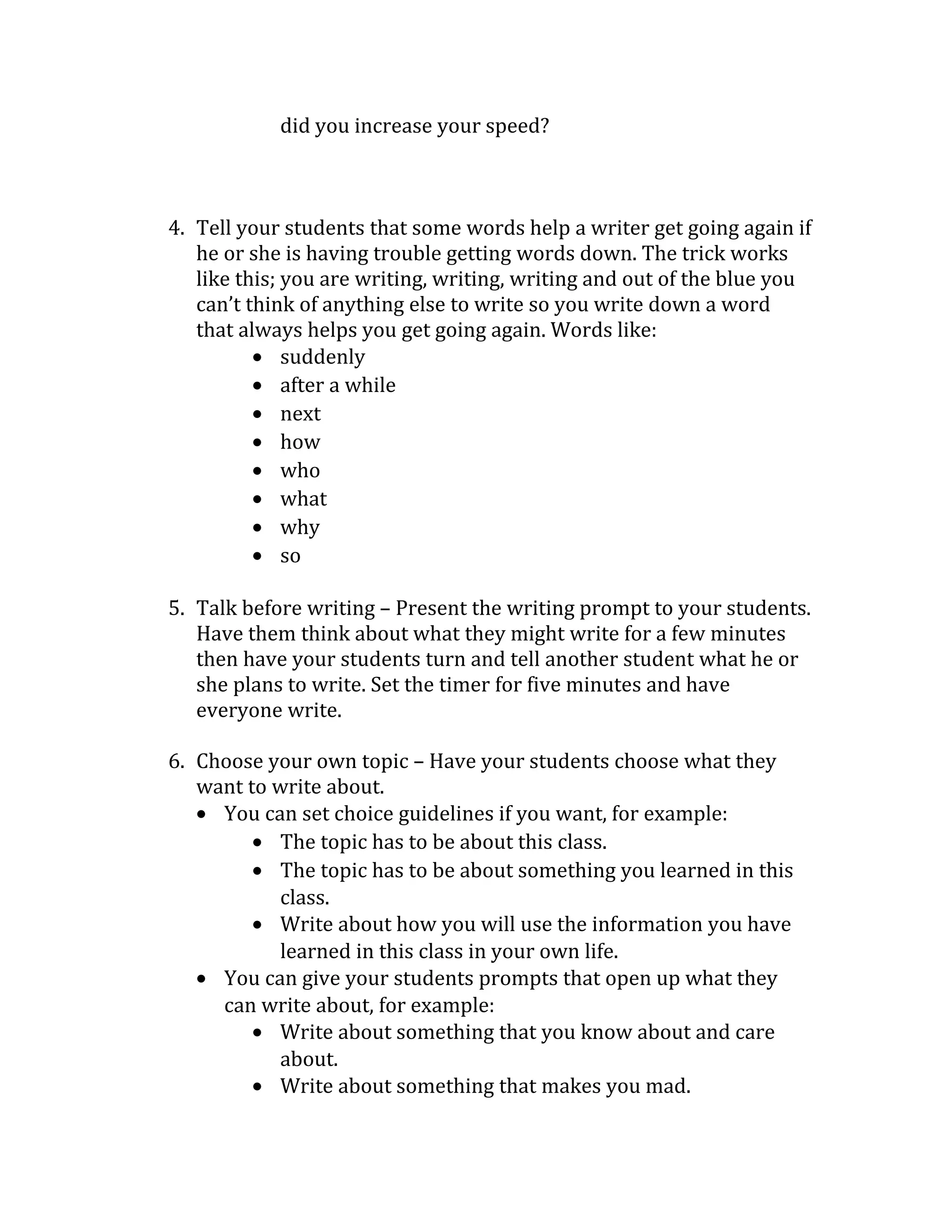 Ways to increase writing fluency | DOC | Freelance Writing | Content ...