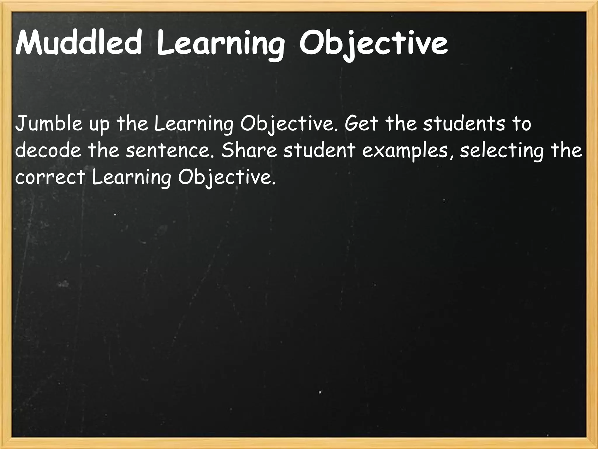 40 Ways to_introduce_learning_objectives_ | PPT | Family/Children | Genres