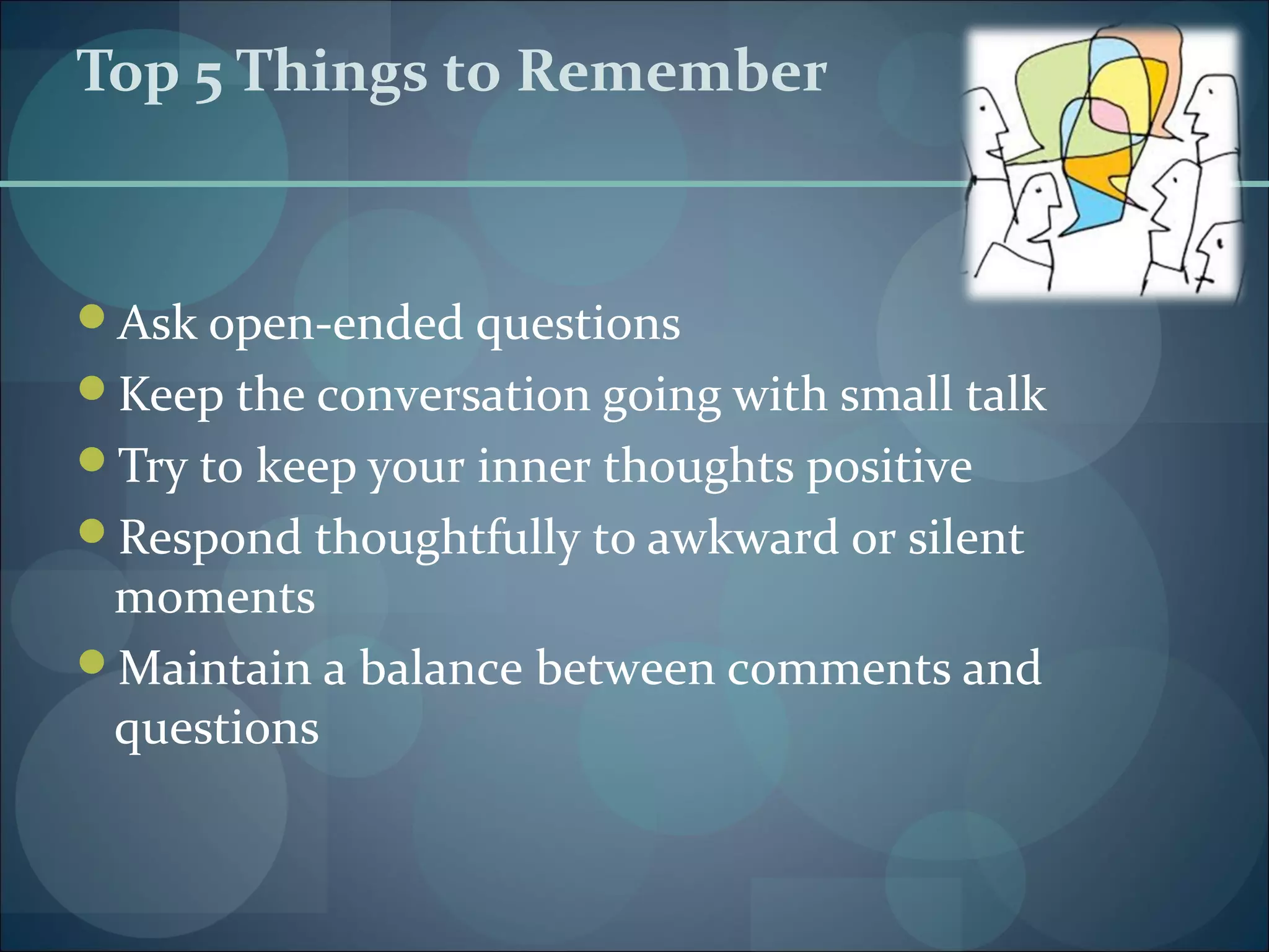 Ways to keep a conversation going | PPT