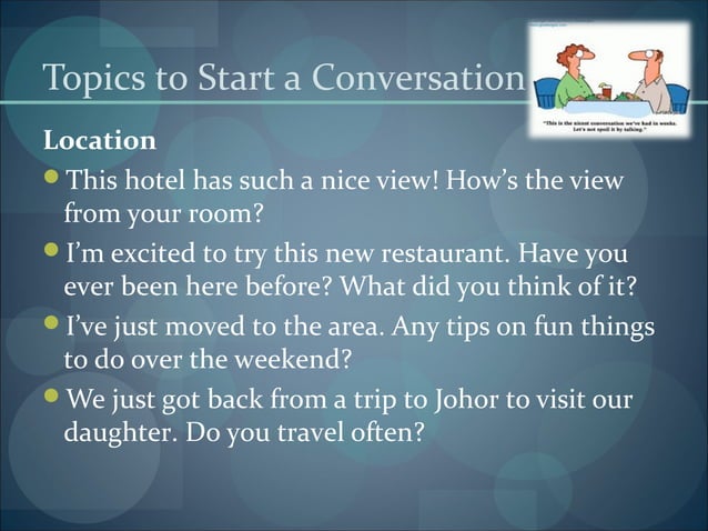 Ways to keep a conversation going | PPT