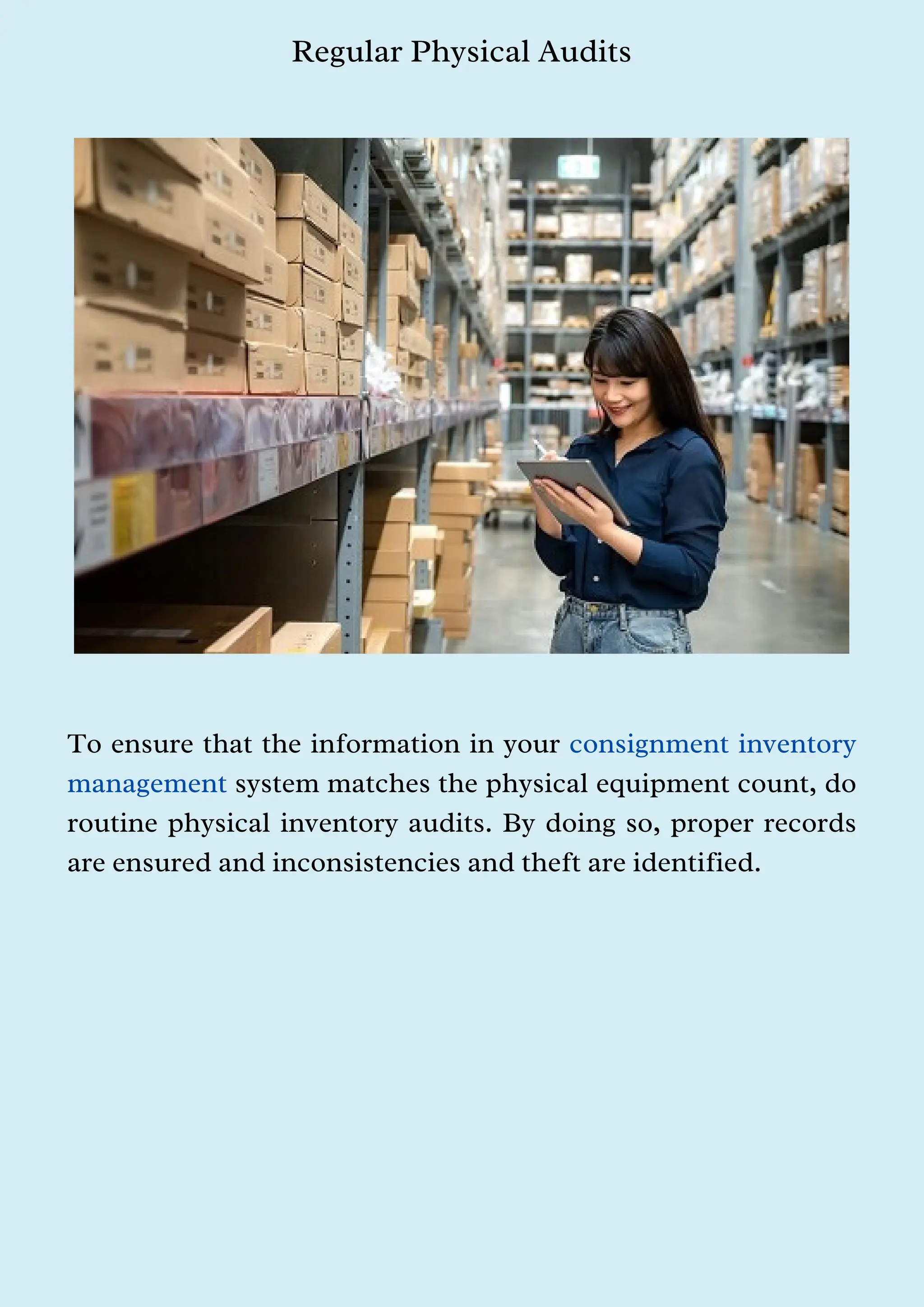 Consignment Inventory Management Focus On Strategic Business | PDF