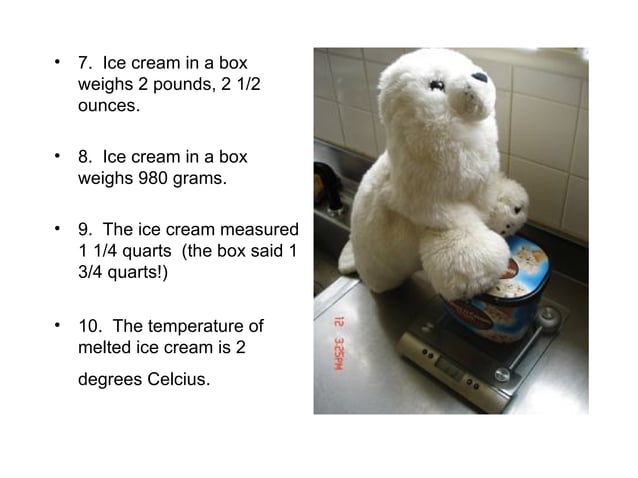Ways To Measure Ice Cream | PPT