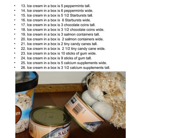 Ways To Measure Ice Cream | PPT