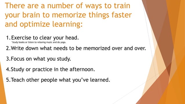Ways to memorize | PPT
