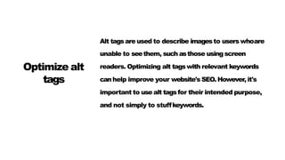 Ways to optimize images for the Web.pptx