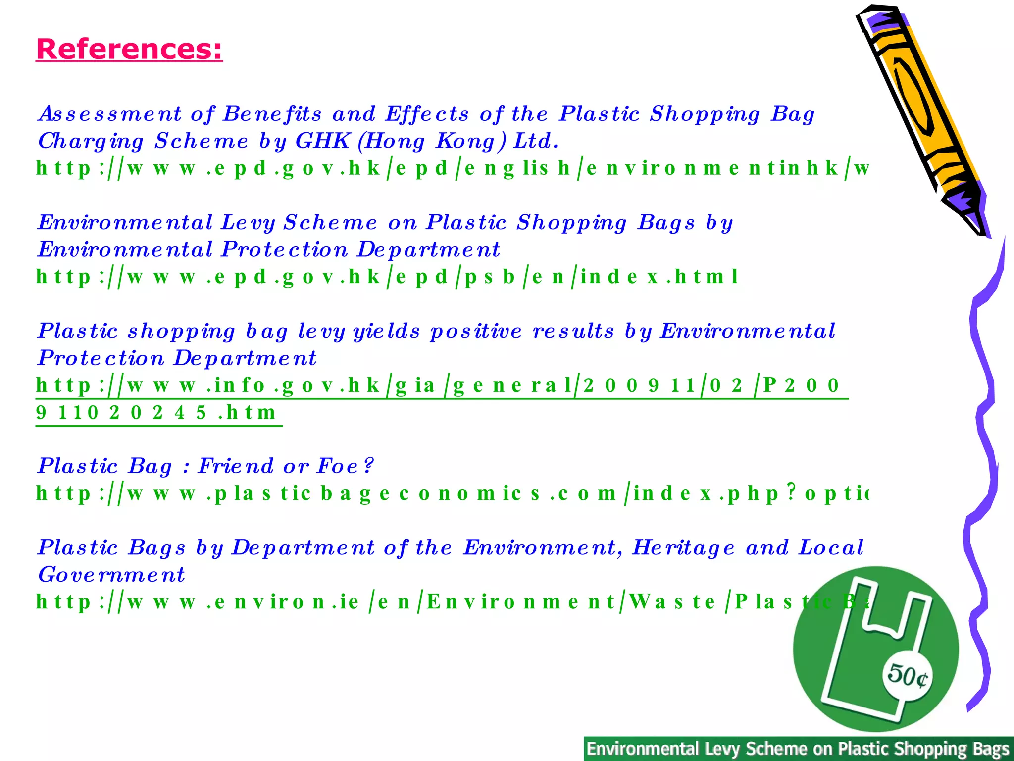 Ways To Optimize Our Environmental Levy Scheme | PPT