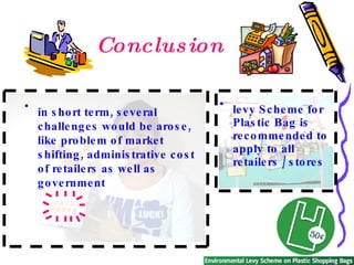 Ways To Optimize Our Environmental Levy Scheme | PPT