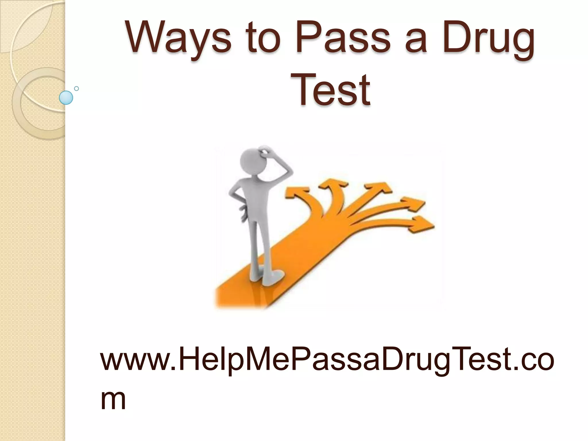 Ways to pass a drug test | PPT