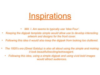 Digipak Templates | PPT