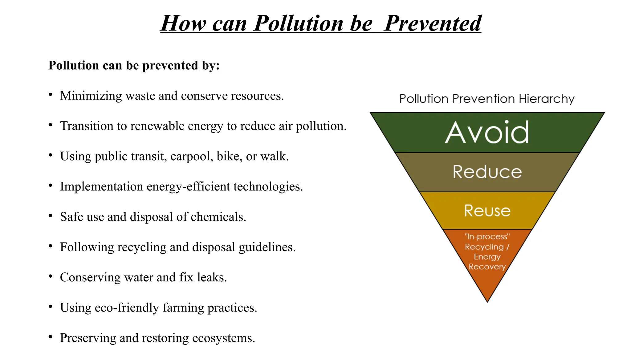 Ways to Prevent Pollution.pptx lol yeahhhh | PPT
