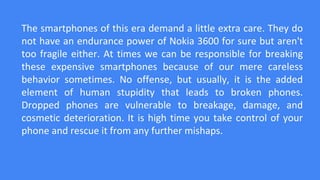 How to Prevent Your Smartphone from Damaging | PPT