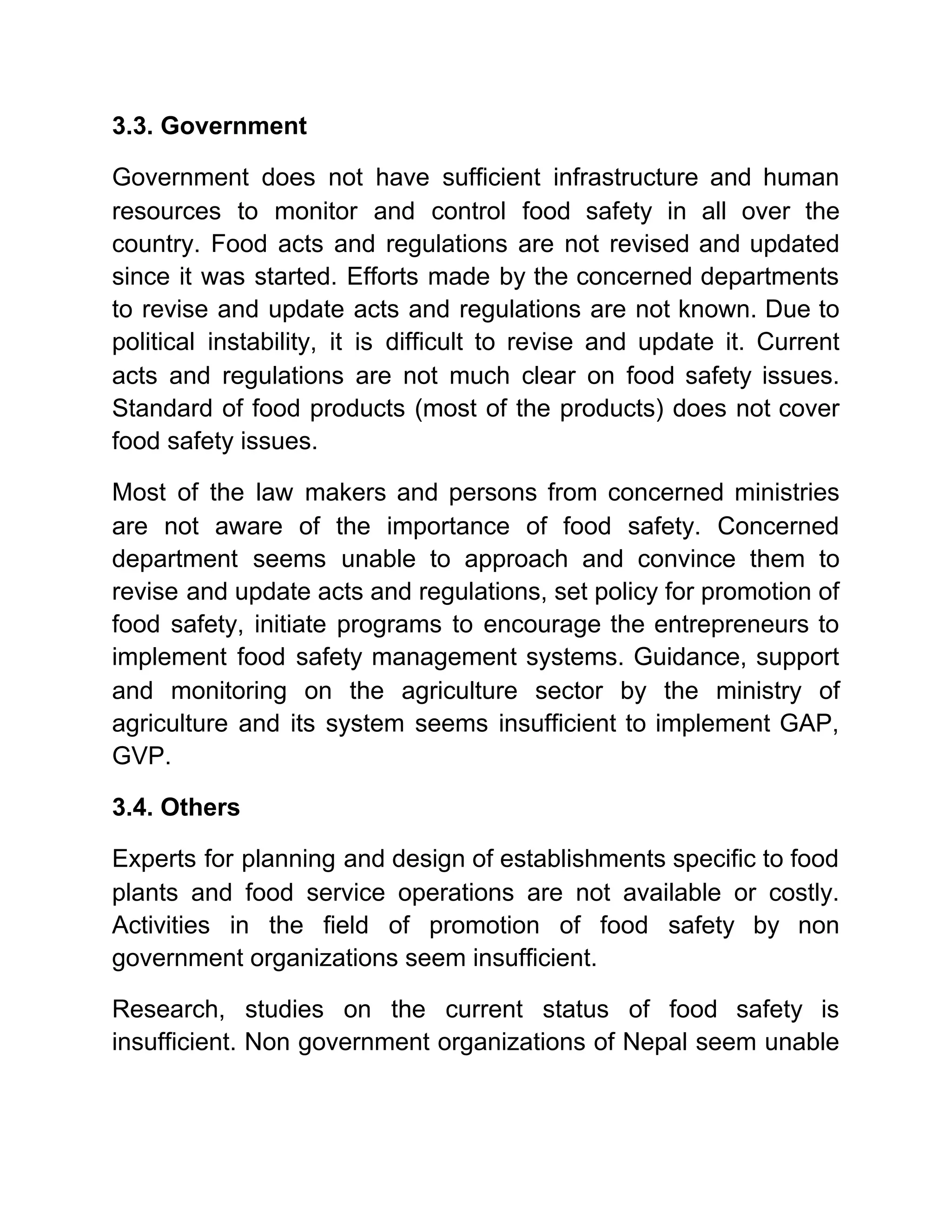 Ways to promote food safety in nepal | PDF