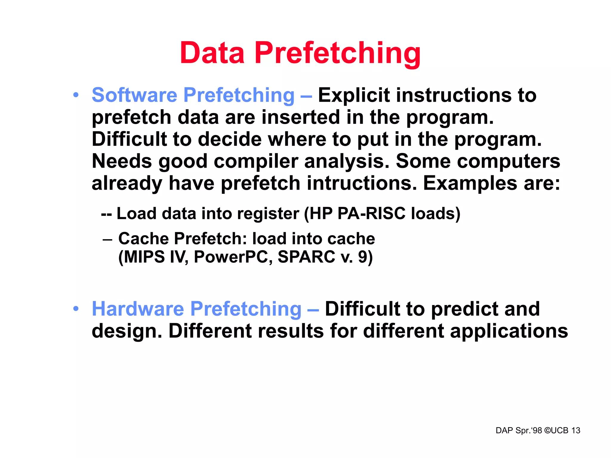 Ways to reduce misses | PPT