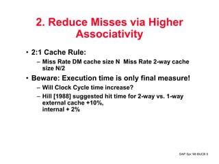Ways to reduce misses | PPT
