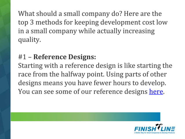 Ways to reduce product development cost | PPT