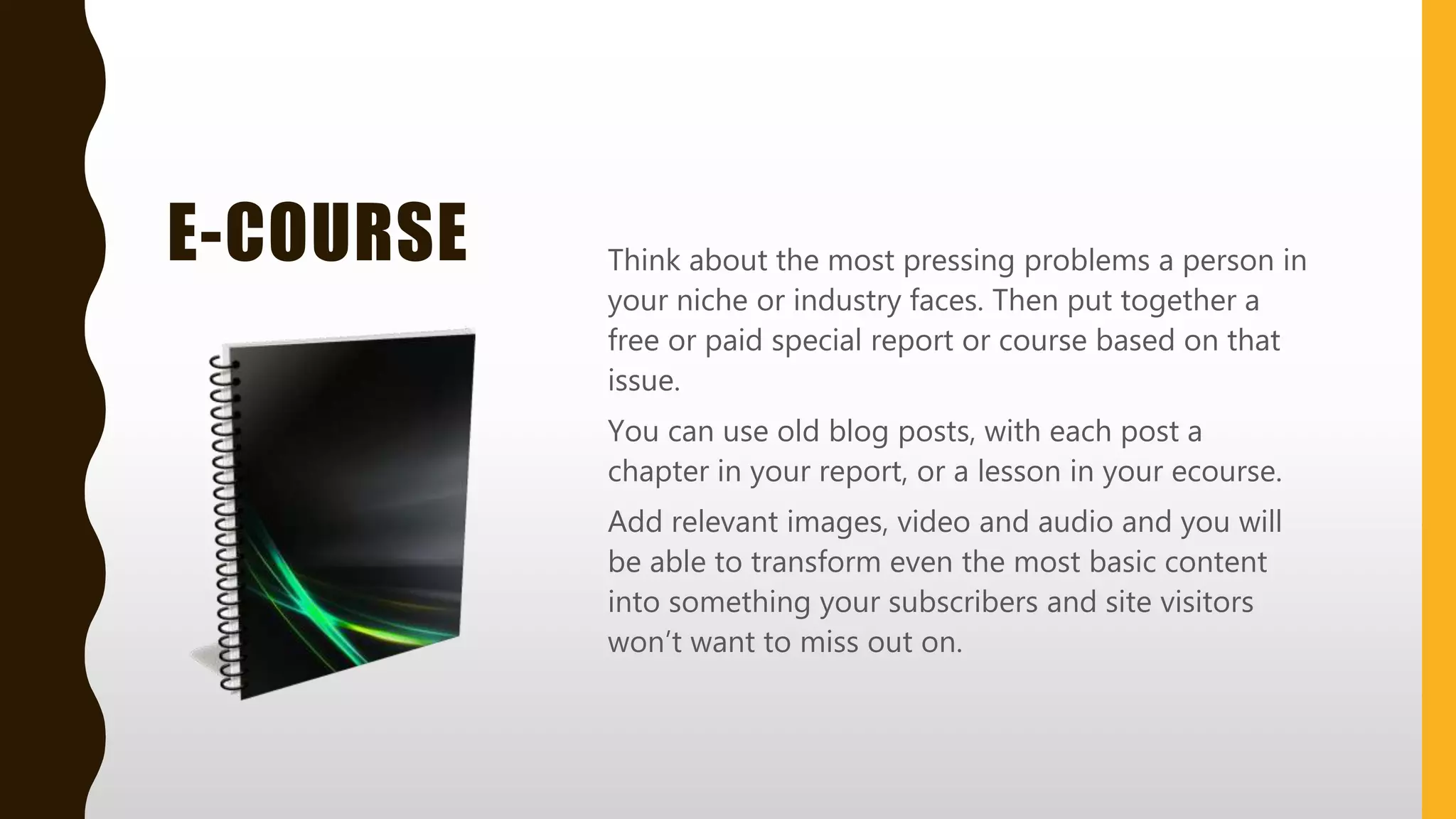 Ways to repurpose and refresh old content | PPTX | Web Conferencing | Computer Software and ...