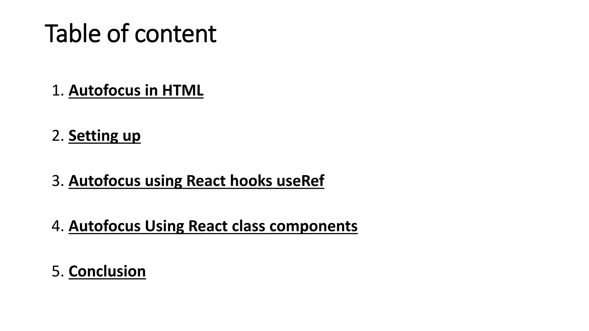 Ways to Set Focus on an Input Field After Rendering in React.pptx