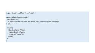 Ways to Set Focus on an Input Field After Rendering in React.pptx