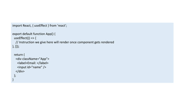 Ways to Set Focus on an Input Field After Rendering in React.pptx