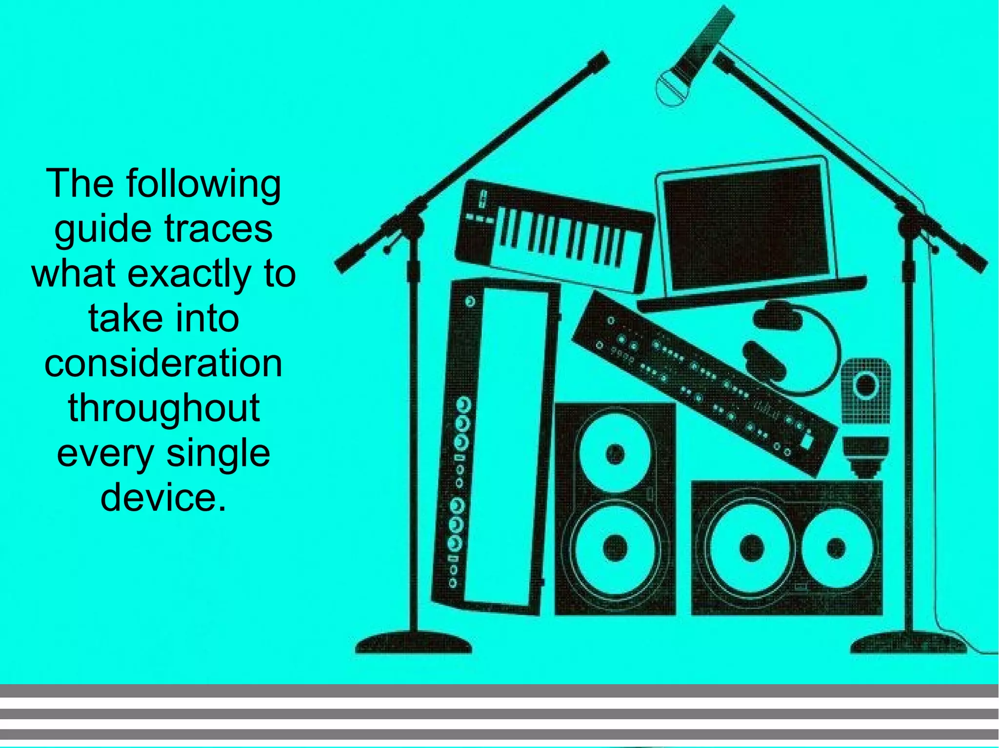 Ways to Set up a Portable Recording Studio | PPT