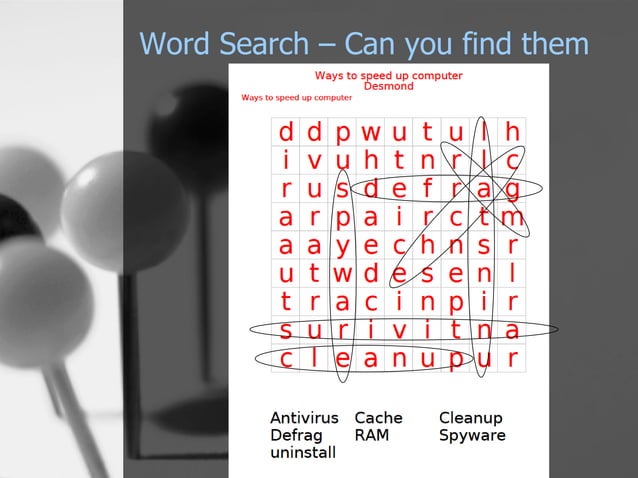 Ways to speed up your computer | PPT