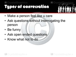 Ways to start a conversation | PPTX