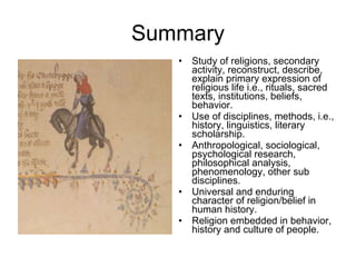Ways To Study Religion | PPT