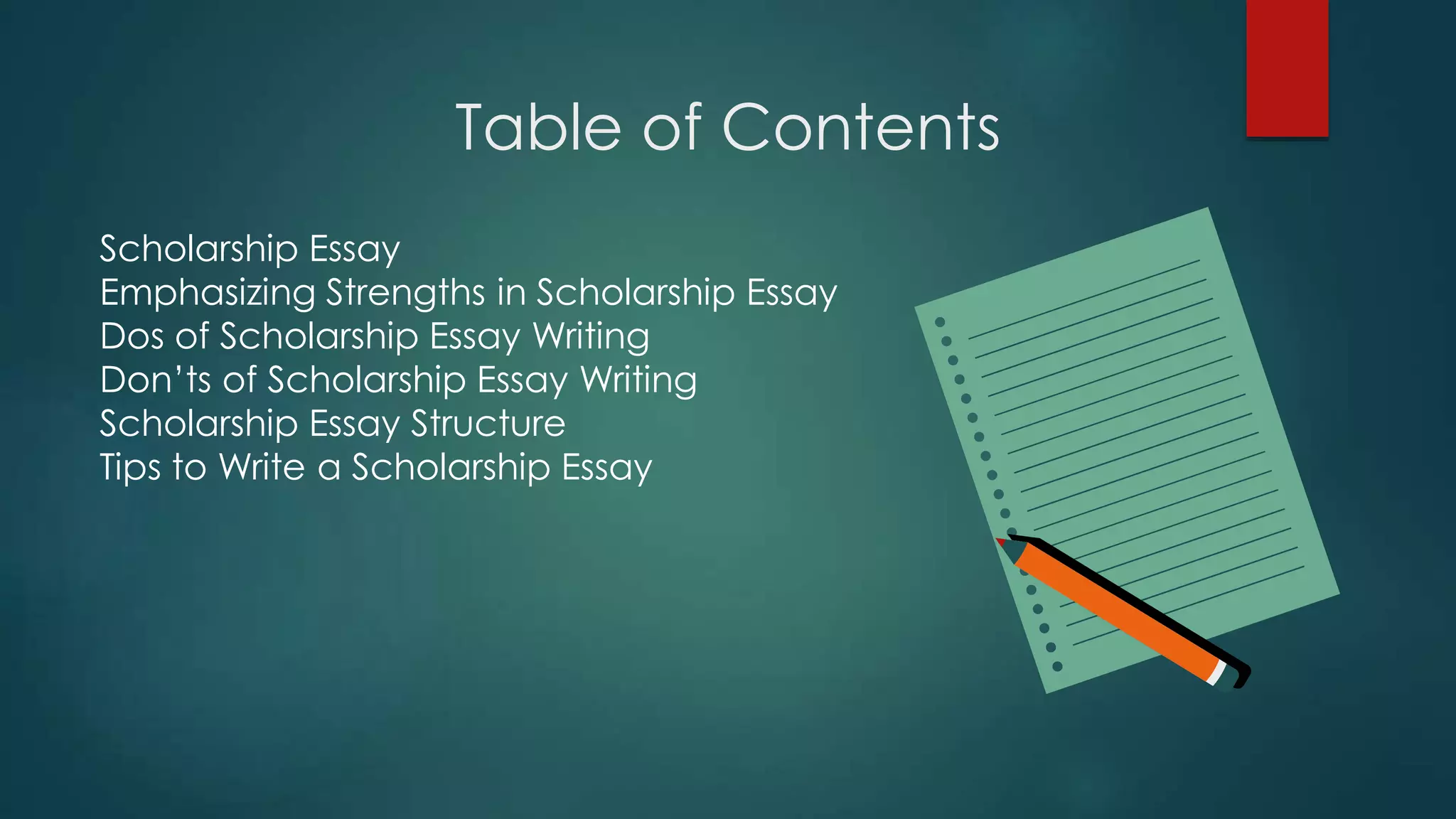 Ways to Write an Effective Scholarship Essay.pptx