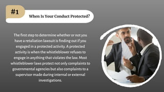 Ways Whistleblowers Can Protect Themselves? | PPT