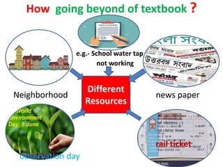 Going beyond textbook through integrated approach of learning teaching ...