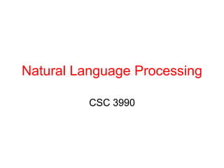 topics natural language processing and image processing | PPT