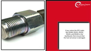 Way to Single Out the Damaged Fuel Rail Pressure Sensor in BMW | PPT