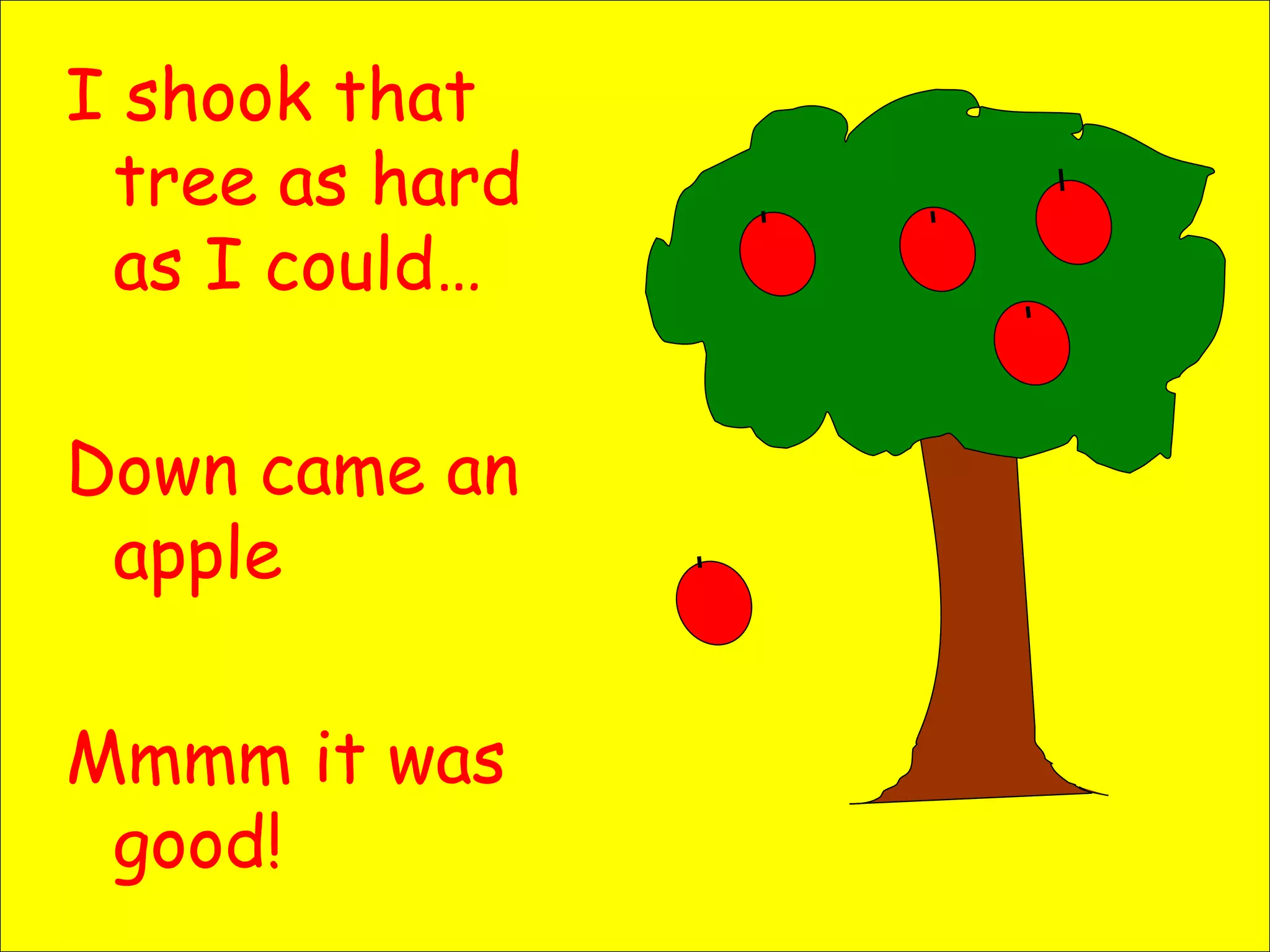 Preschool: Way Up High In The Apple Tree | PPT
