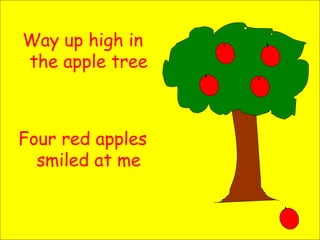 Preschool: Way Up High In The Apple Tree | PPT