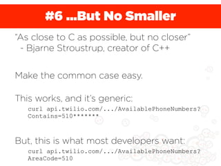 7 Principles of API Design - Waza | PPT