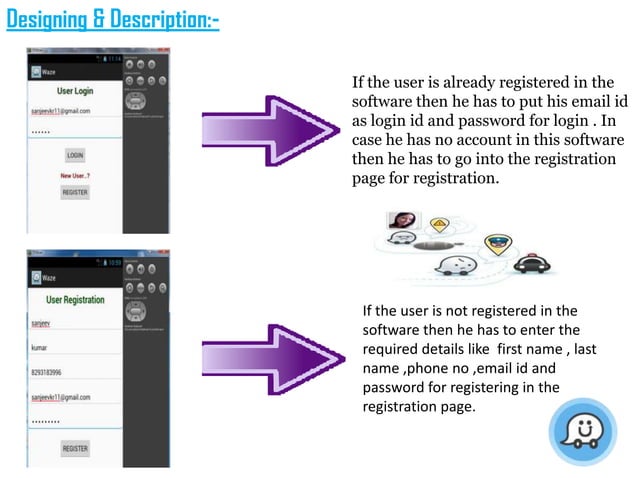 Waze a location tracker final year project | PPTX