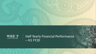 Wazir textile-index-h1-fy20 | PPT