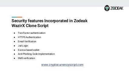 Wazirx clone script - Zodeak | PPT