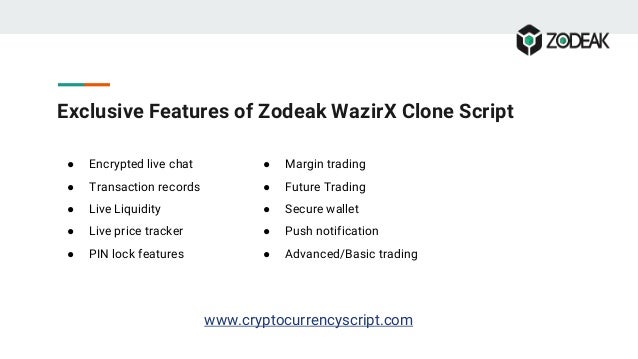Wazirx clone script - Zodeak | PPT