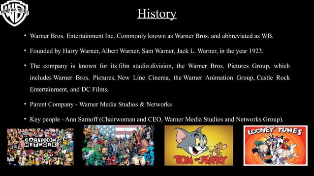 Warner Brothers company pvt ltd ppt.pptx
