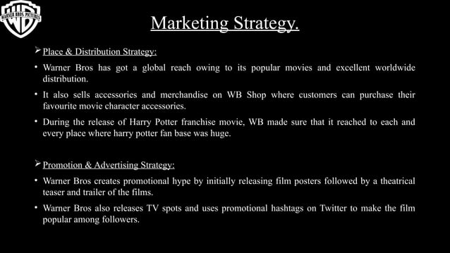 Warner Brothers company pvt ltd ppt.pptx